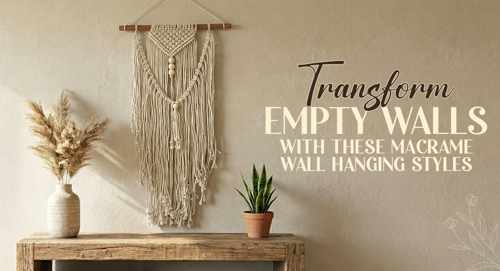 Transform Empty Walls with These Macrame Wall Hanging Styles – Perilla Home