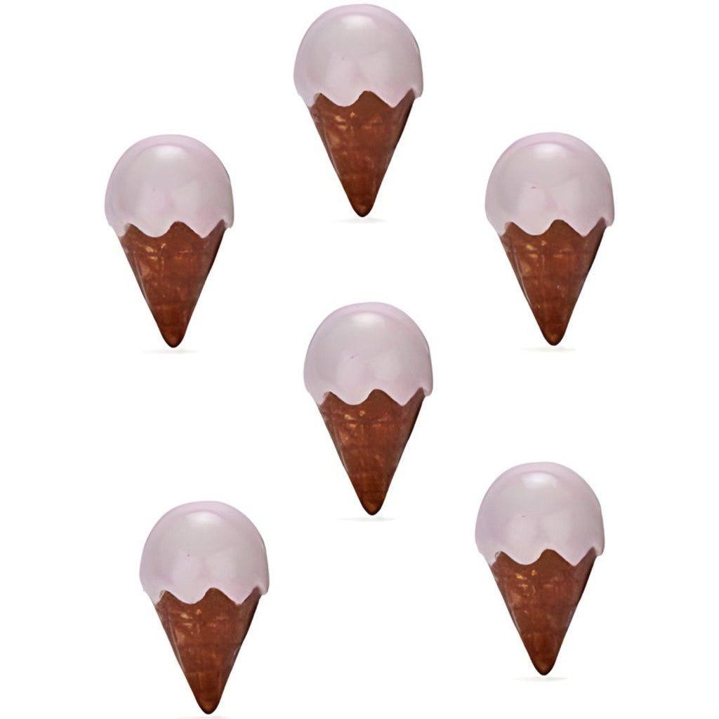Set of 6 Ceramic Knobs Decorative Ice Cream Shape Knobs – Perilla Home